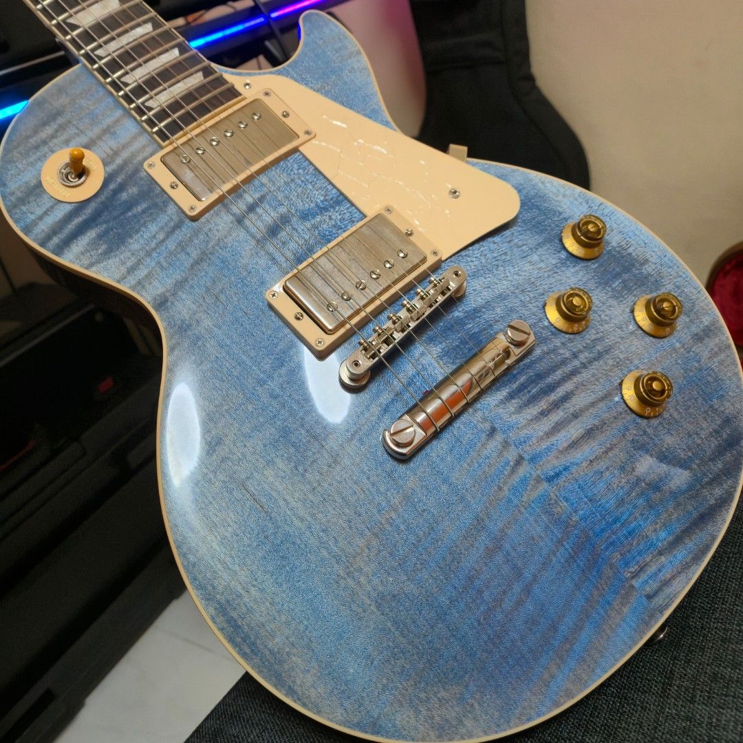 Gibson Les Paul Standard 50s Figured Top Custom Colour Ocean Blue 2024 ...