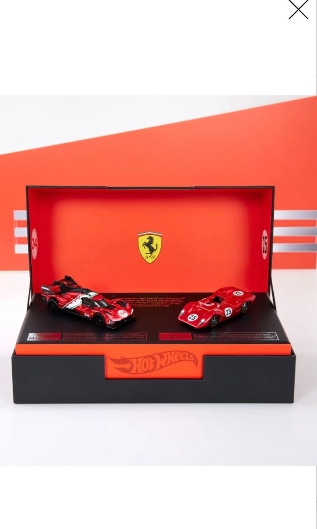 RLC - Hot Wheels Collectors Hot Wheels x Ferrari Heritage Set, Hobbies ...