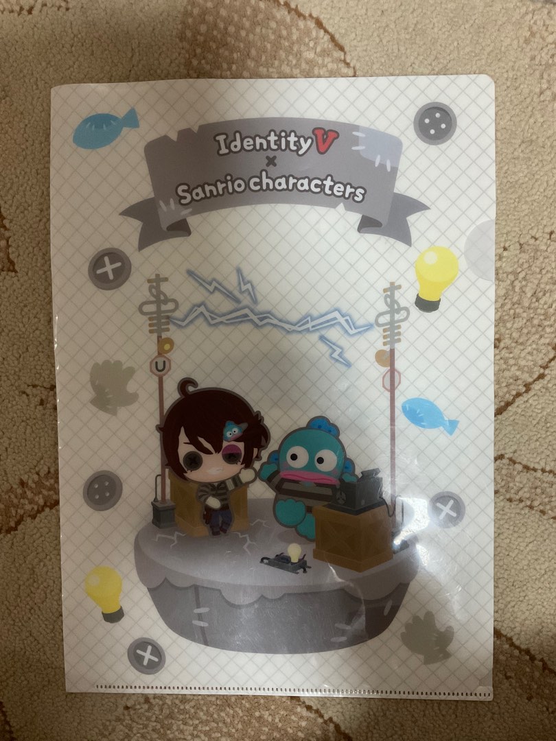 Identity V x Sanrio Clear Folder, Hobbies & Toys, Stationary & Craft ...