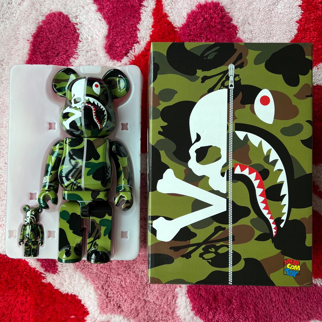 INSTOCK MASTERMIND VS BAPE MVB 400% & 100% BEARBRICK SET, Hobbies ...