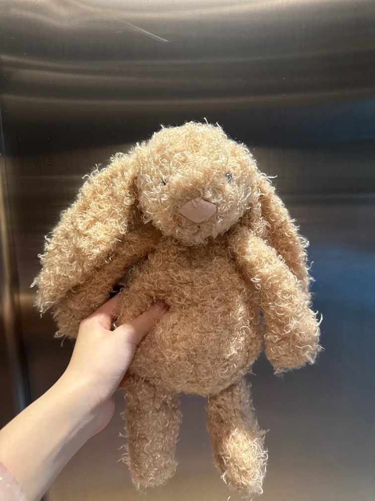 Jellycat luxe bunny curly, Hobbies & Toys, Toys & Games on Carousell