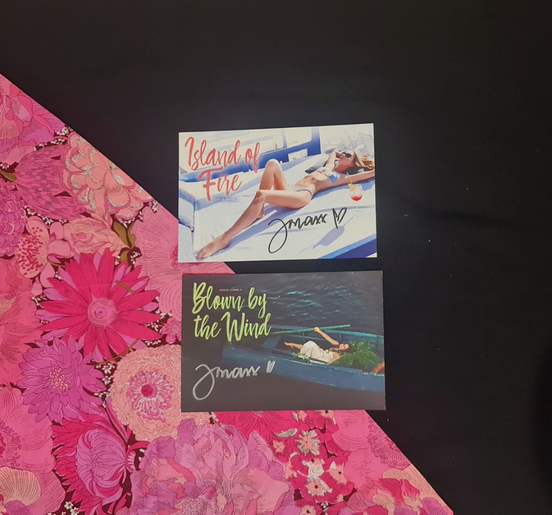 JONAXX COSTA LEONA SERIES SIGNED POSTCARD FOR BOOK 3 AND BOOK 4 ...