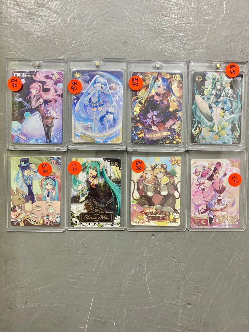 Kayou Official 100% Original UR LR Rare Hatsune Miku Meiko Kagamine Rin Len Kaito Megurine Luka ...