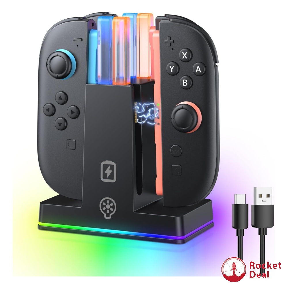 KINWIN Charging Dock Compatible with Nintendo Switch 2 for Joy Con 2025 ...