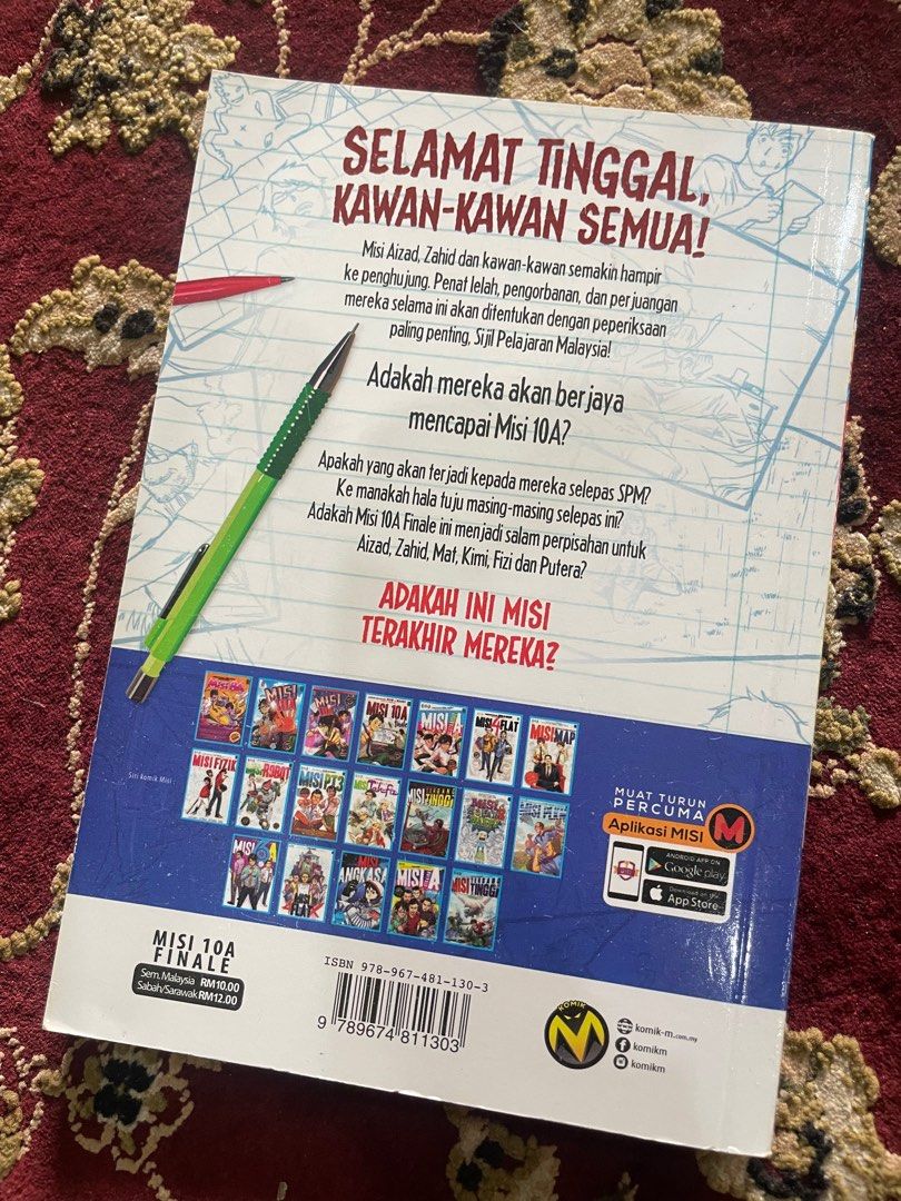 KOMIK MURAH : MISI 10A finale, Hobbies & Toys, Books & Magazines ...