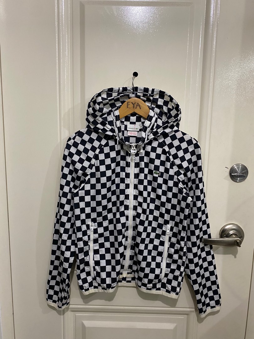 Lacoste Packable Hood Windbreaker, Women's Fashion, Coats, Jackets and ...