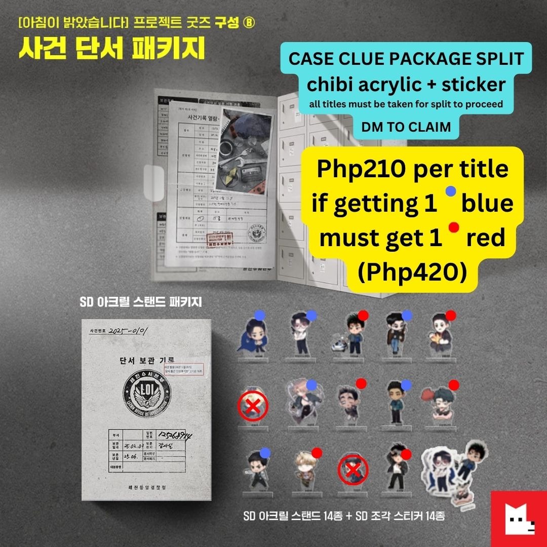 LEZHIN POP-UP STORE (OFFLINE): CASE CLUE PACKAGE SPLIT, Hobbies & Toys ...