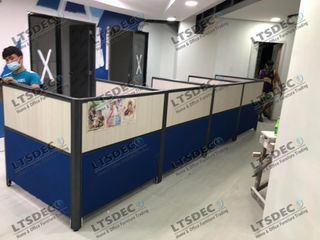 LINEAR WORKSTATION TABLE PARTITION , OFFICE FURNITURES, Furniture ...