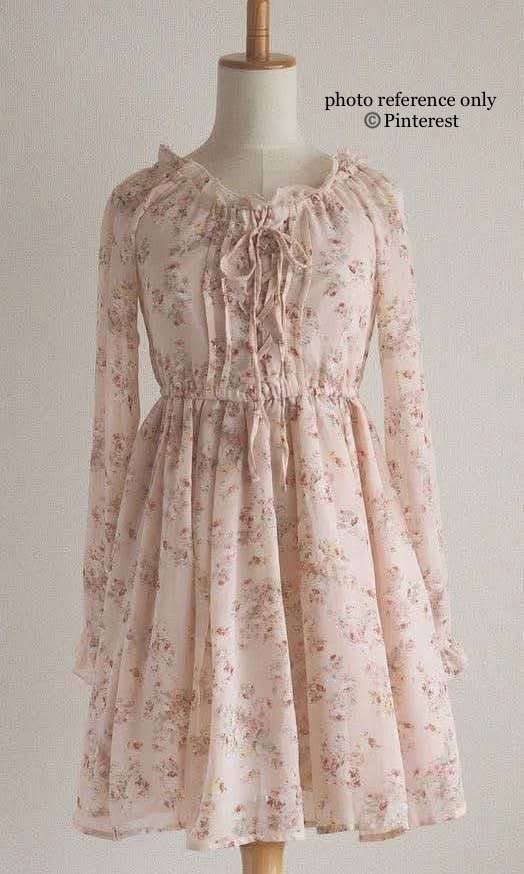 Liz Lisa Floral Dainty Dress, Women's Fashion, Dresses & Sets, Dresses ...