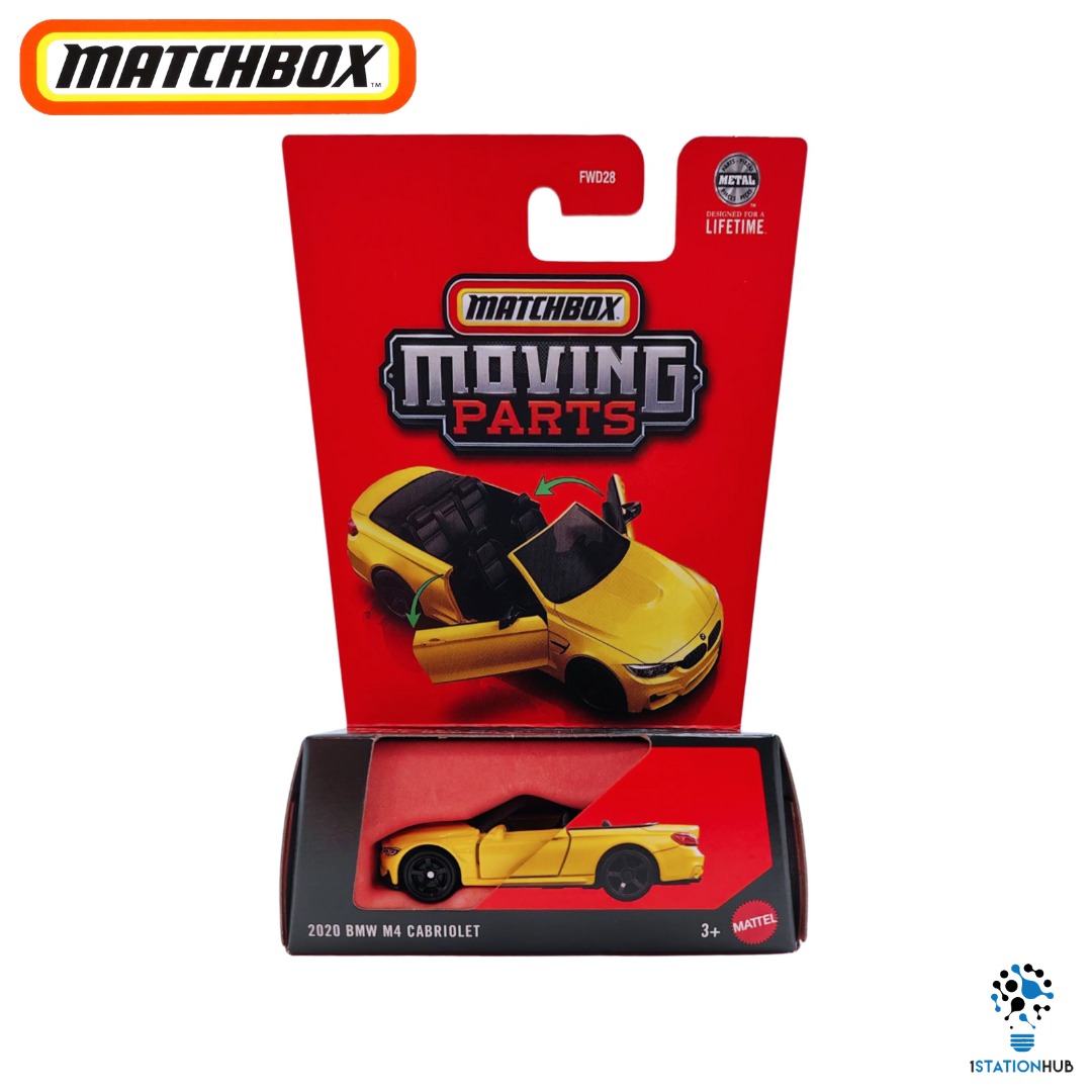 Matchbox Moving Parts 2020 BMW M4 Cabriolet Car | Cars Collector Kids ...