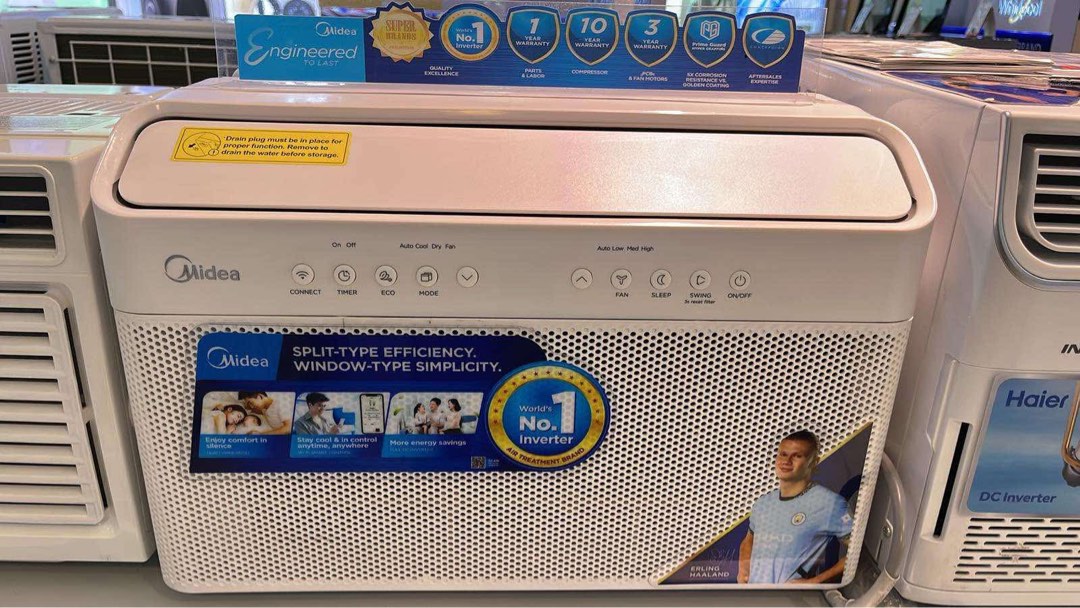 MIDEA WINDOW TYPE AIR CONDITIONER, TV & Home Appliances, Air ...