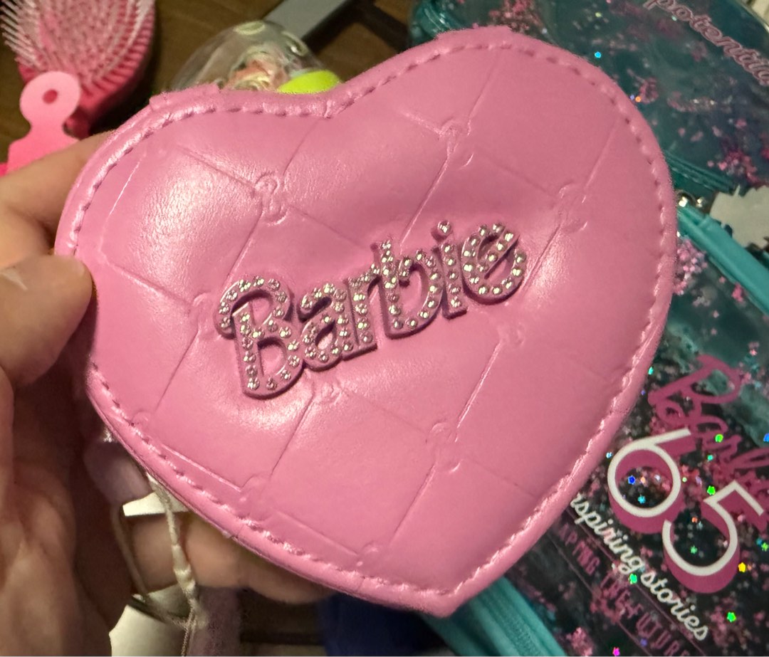Miniso Barbie Heart Shaped Jewelry Box Brand New, Women's Fashion ...