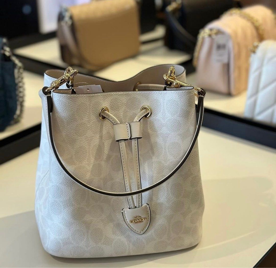 [New Arrival] Coach Rowan Bucket Bag in Signature Canvas, Luxury, Bags ...