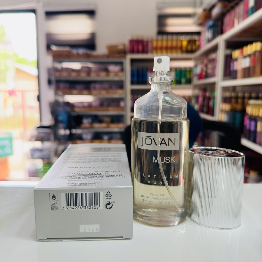 Original Jovan Platinum Musk for Men 88mL, Beauty & Personal Care ...