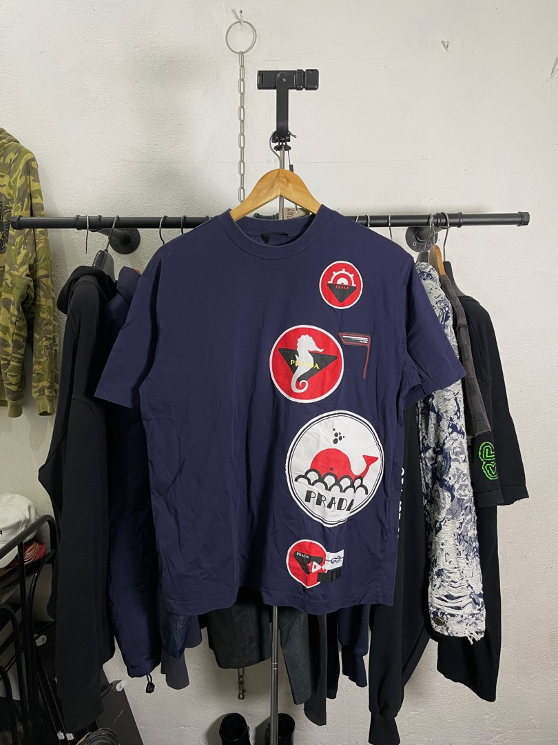 Prada multi patches, Luxury, Apparel on Carousell