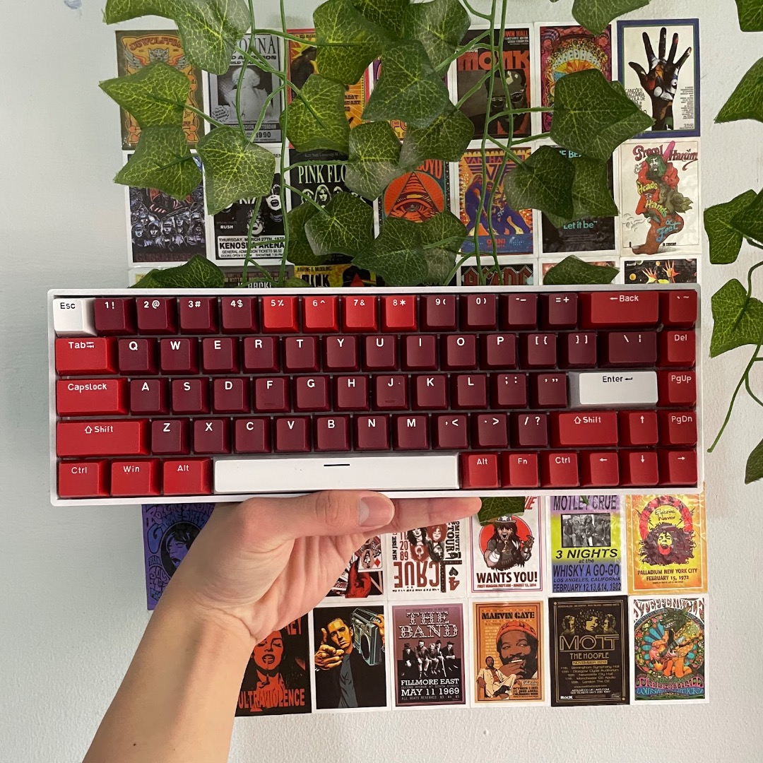 RGB Custom Mechanical Gaming Keyboard – Clicky Keys, Vibrant Backlight ...