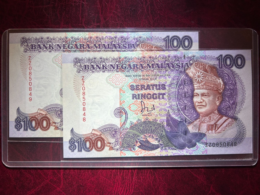 rm100 jaffar 6th zz running pair tdlr siri 6 jaafar seratus $100 ...