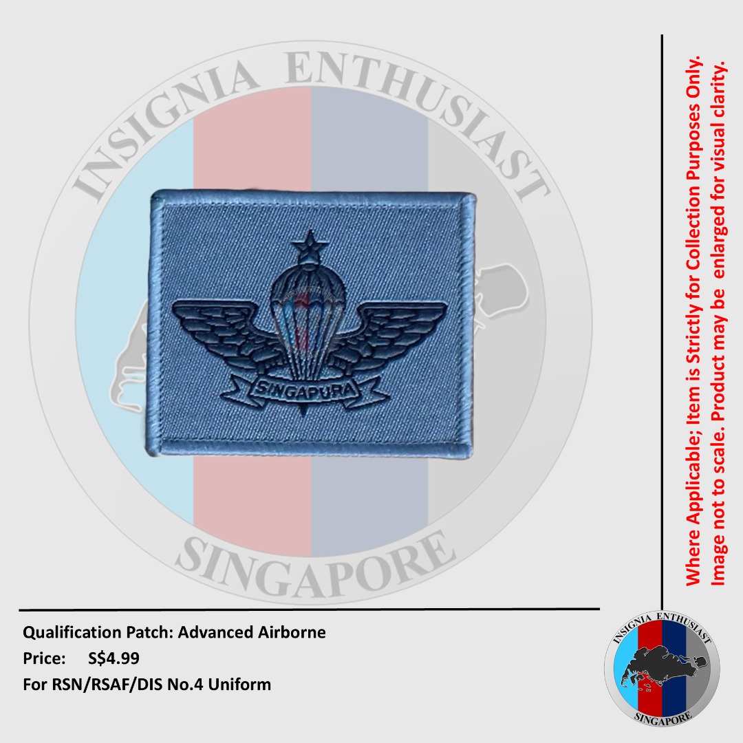 SAF | Advanced Airborne | RSN RSAF DIS No.4 Qualification Patch ...
