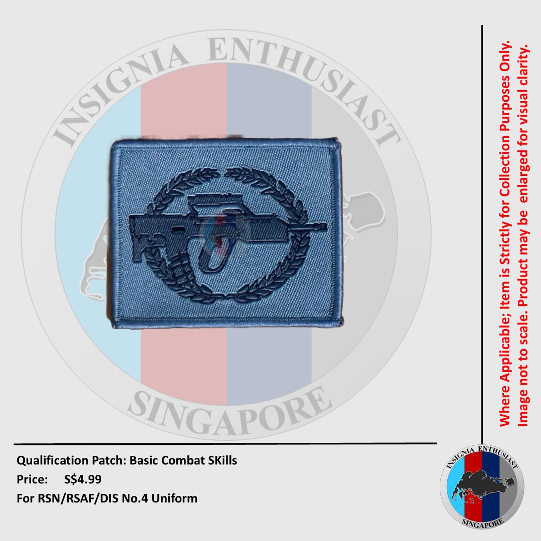 SAF | Basic Combat Skills Badge | CSB | RSN RSAF DIS No.4 Qualification ...