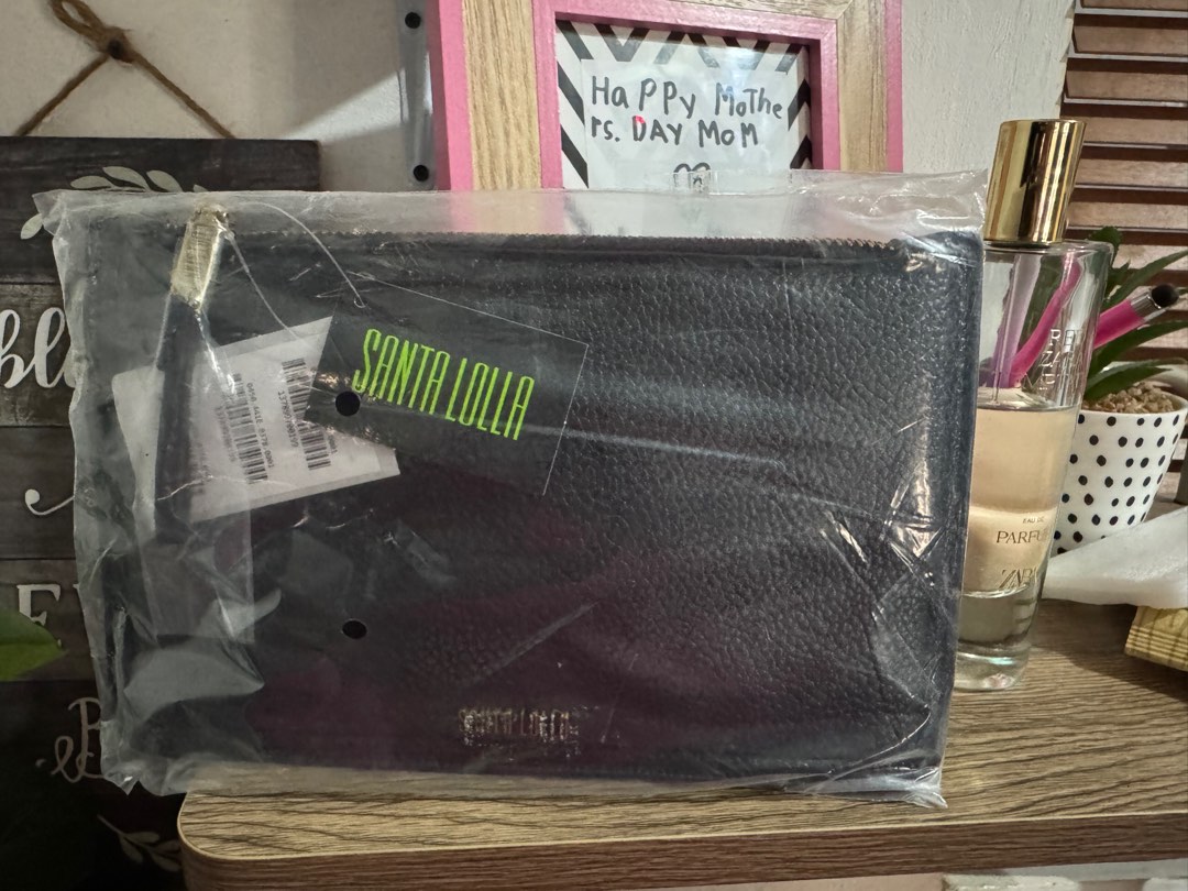 Santa Lolla Pebbled Leather Wristlet, Women's Fashion, Bags & Wallets ...
