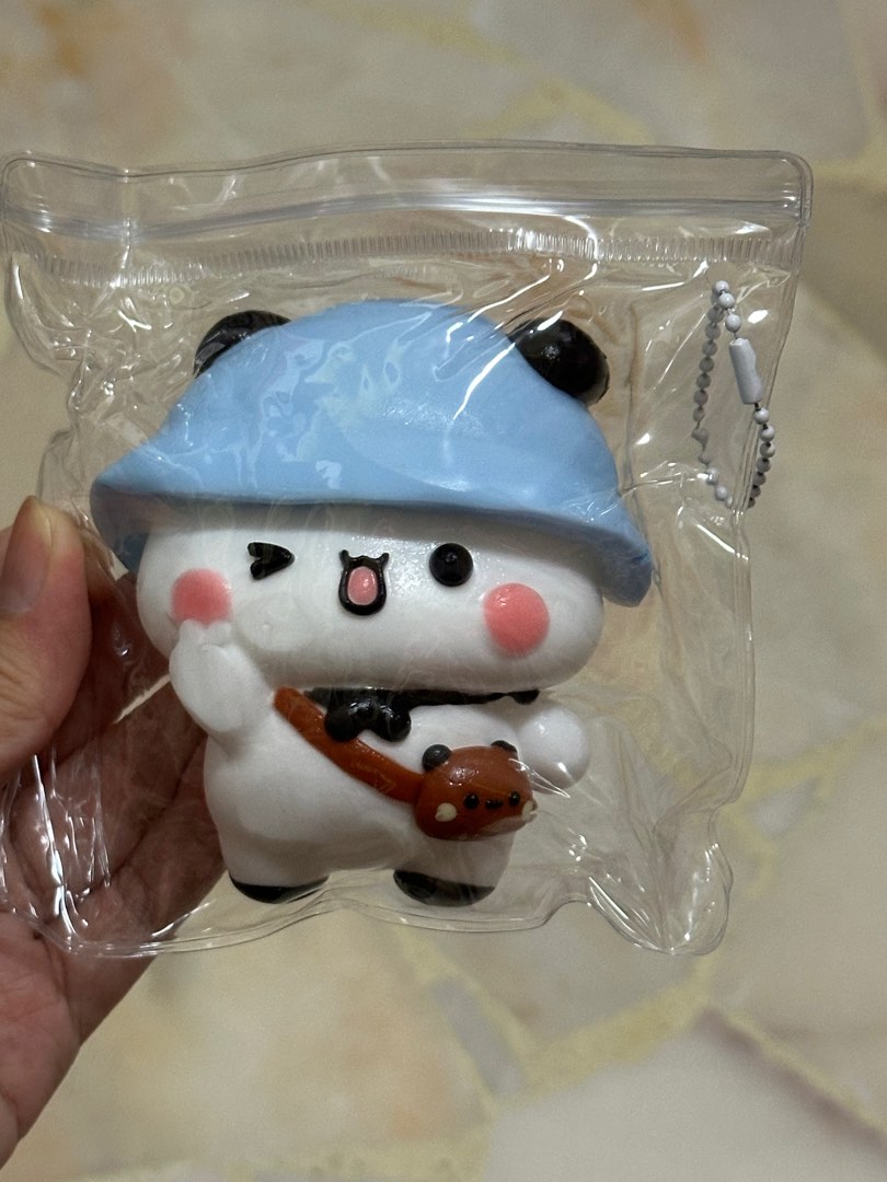 School boy Dudu with mini bubu bag taba squishy