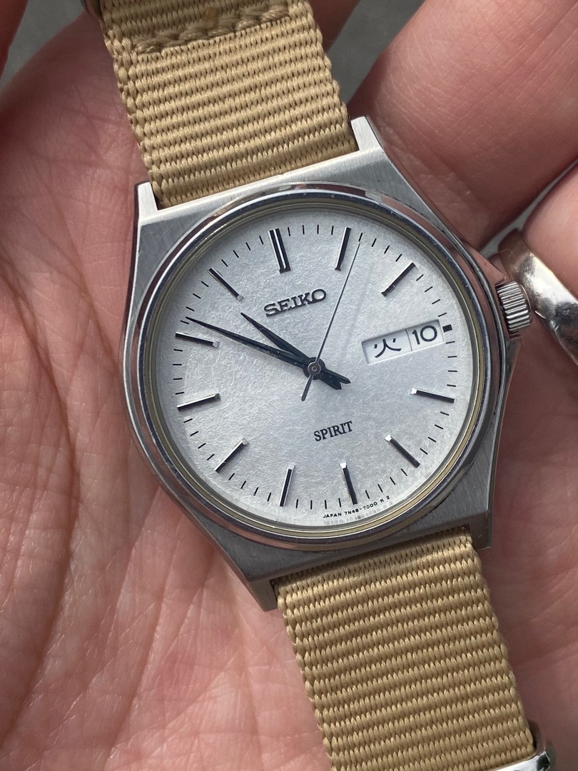 Seiko Spirit Japan Made Snowflake Textured Dial, Men's Fashion, Watches ...