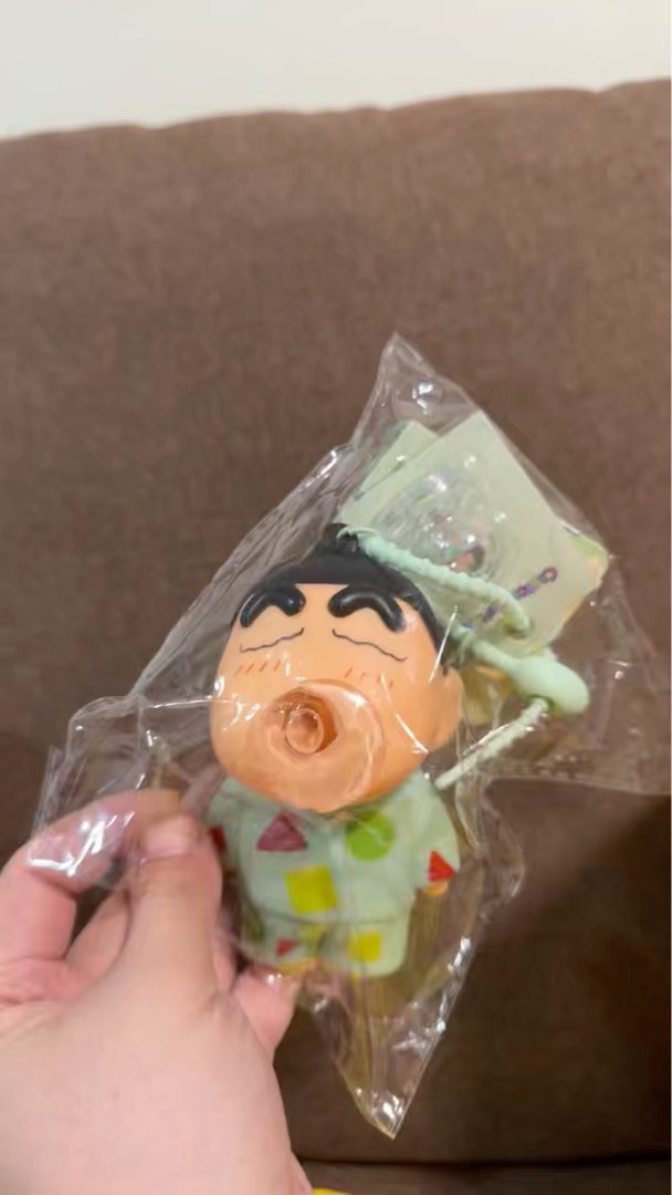 Shin Chan Squishy Keychain in Pajamas, Hobbies & Toys, Toys & Games on ...