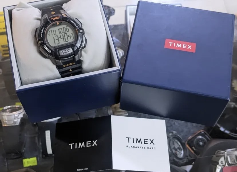 Timex Indiglo Watch Jam Tangan Original, Fesyen Pria, Jam Tangan di ...