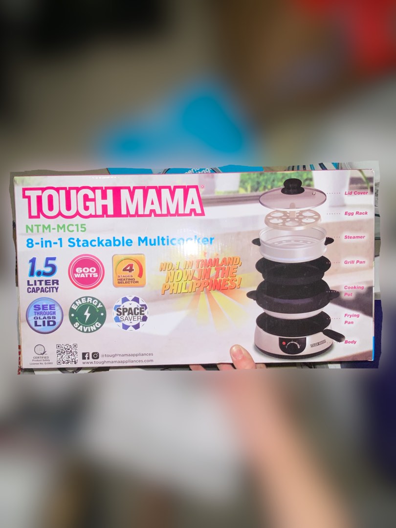 Tough Mama NTM-MC15 stackable multicooker - BRAND NEW, TV & Home ...