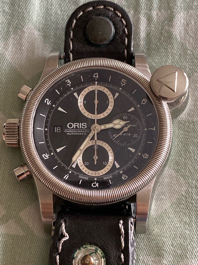 Watch only Oris flight timer commemorate Hurricane R4118, Men's Fashion ...