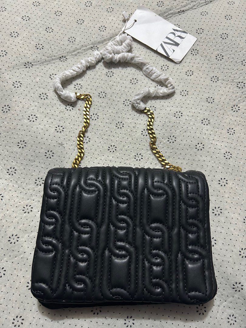 Zara chain sling bag, Women's Fashion, Bags & Wallets, Cross-body Bags ...