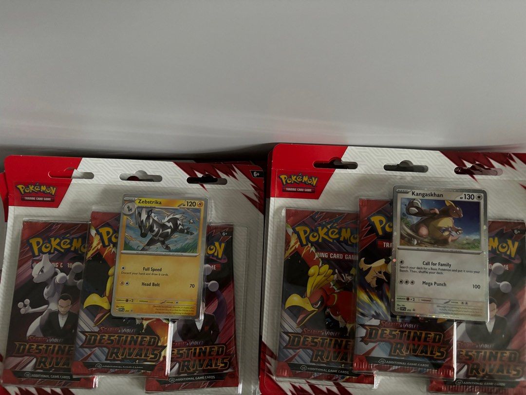 (1set) Kangashan & Zebstrika Destined Rivals Expansion SV 10 Pokémon ...