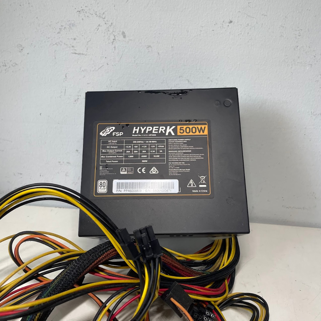 500W FSP Hyper K Desktop PC PSU Power Supply, Computers & Tech, Parts ...