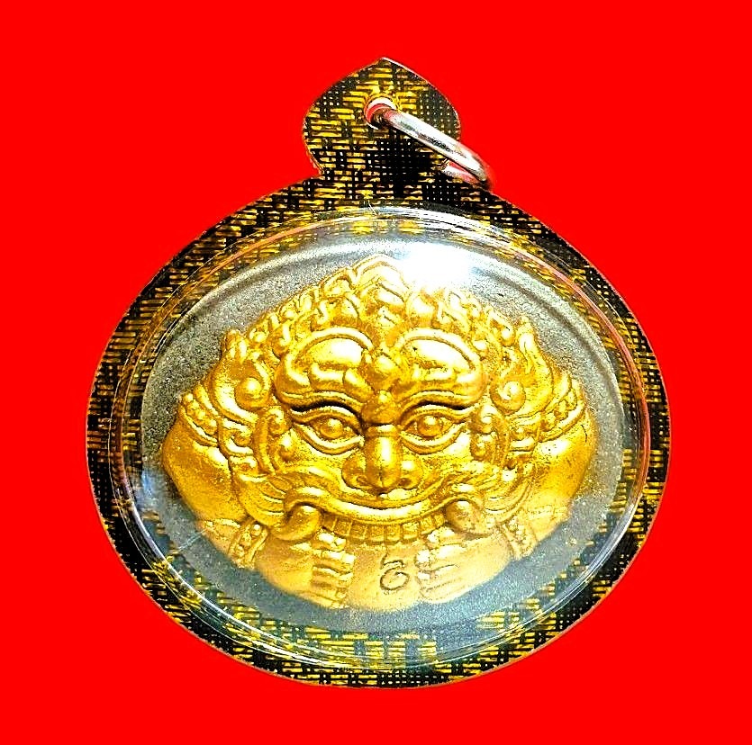 Phra Rahu with Double Takrut/Oval Shaped Phra Lahu Sao Ha, Ajahn Plian ...