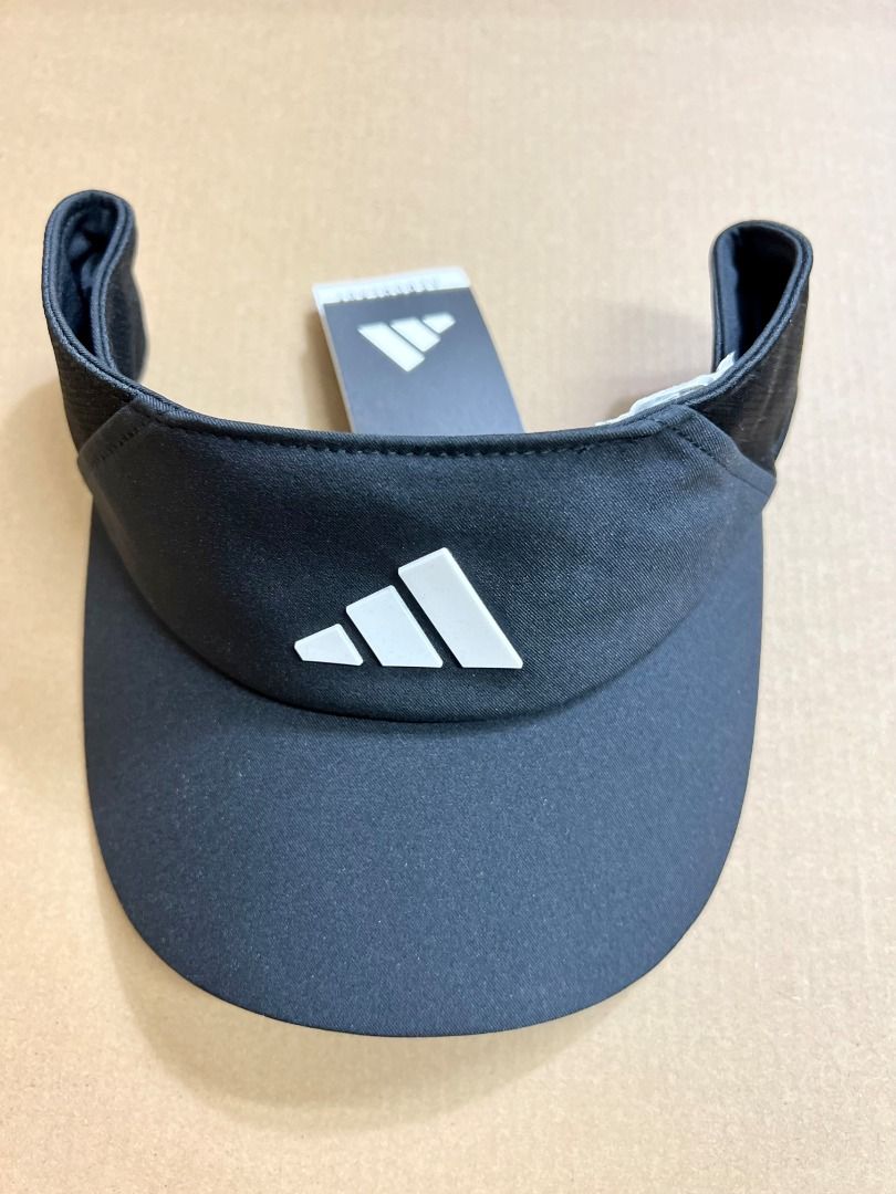 (全新 NEW) 正品Adidas AEROREADY Visor Black 太陽帽 黑色 Size: OSFM (Tennis 網球 ...