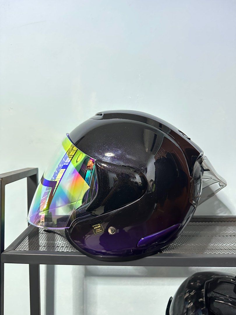 Arc Ritz Helmet Two-Tone Purple, Motorcycles, Motorcycle Apparel on ...