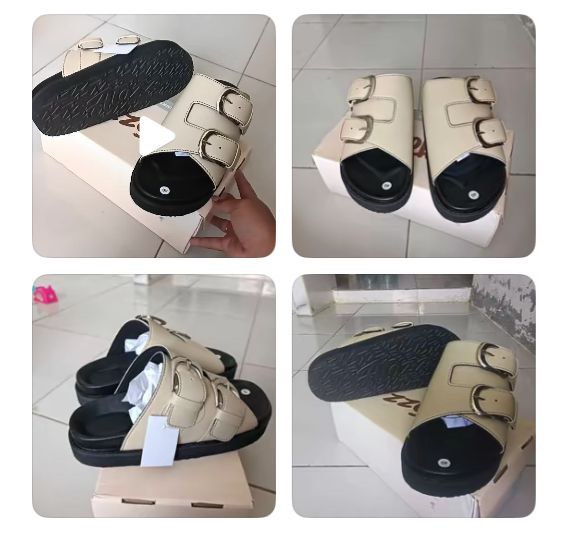 Atozz sera sandal platform unisex sendal wanita flat sepatu sandal ...