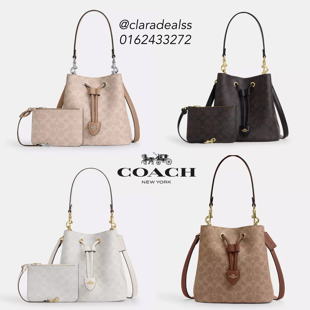 Authentic Coach Rowan Bucket Bag, Luxury, Bags & Wallets on Carousell