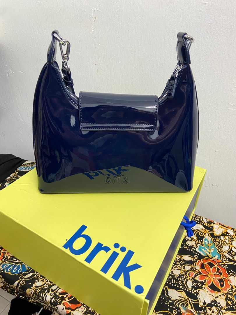 BRIK UPSIZED CHROMA IN NAVY, Women's Fashion, Bags & Wallets, Shoulder ...