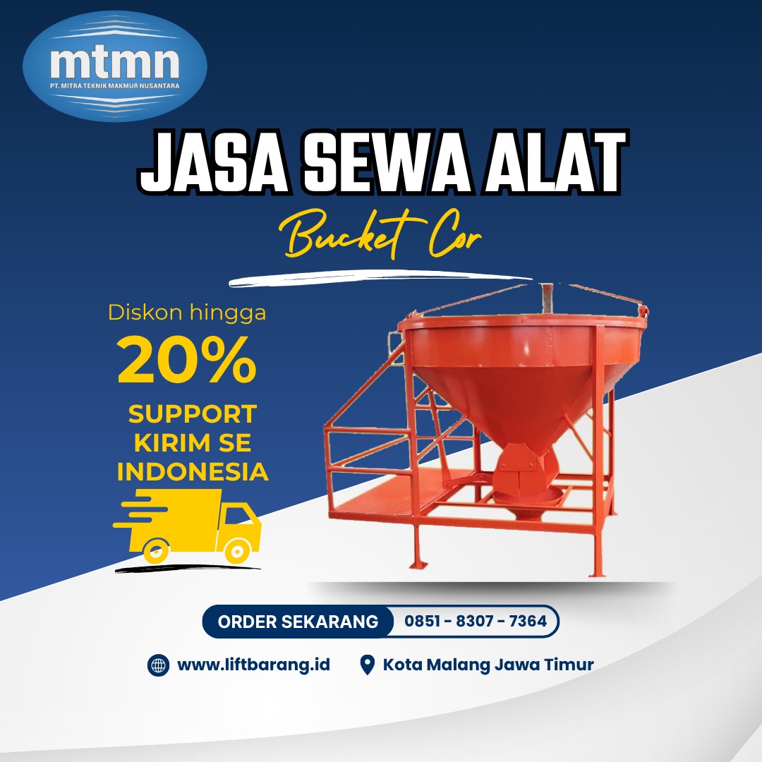 Bucket Cor untuk Proyek Konstruksi: Kualitas Terjamin, Kuantitas ...