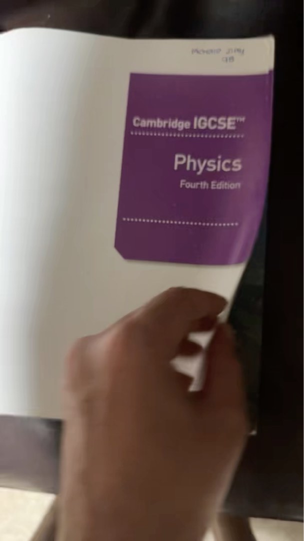 Cambridge IGCSE Physics Textbook Fourth Edition, Hobbies & Toys, Books & Magazines, Textbooks on ...