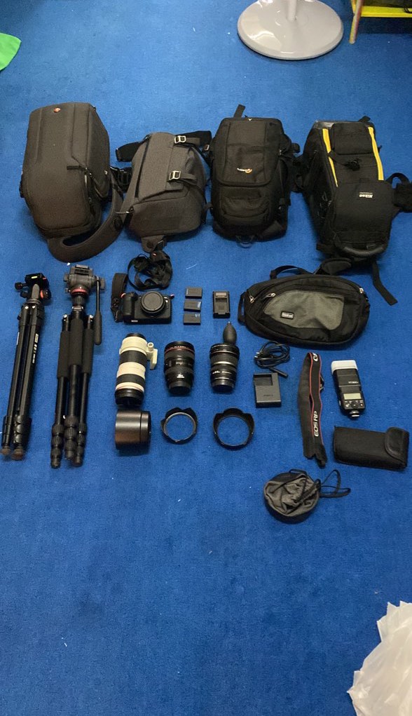 Canon EOS RP Full Frame Mirrorless + 3 lens, Photography, Cameras on Carousell