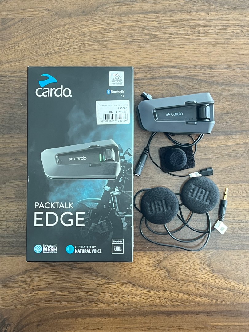 Cardo packtalk edge, Audio, Headphones & Headsets on Carousell