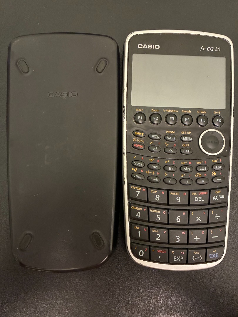 Casio fx-CG 20 Scientific calculator, 手提電話, 其他裝置 - Carousell