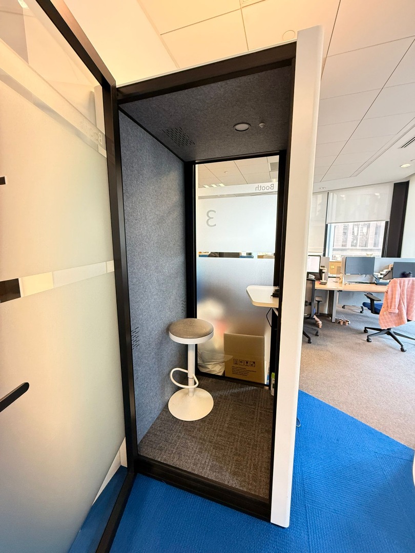 Cube Single Person Privacy Pod Phonebooth Meeting Pod Acoustic Booth ...