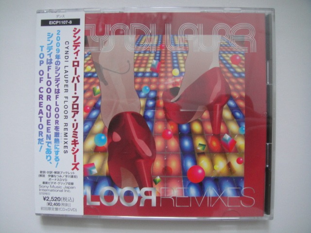 Cyndi Lauper - Floor Remixes CD + DVD (2區) (日本版 Sample) (附側紙 及 英日歌詞 ...