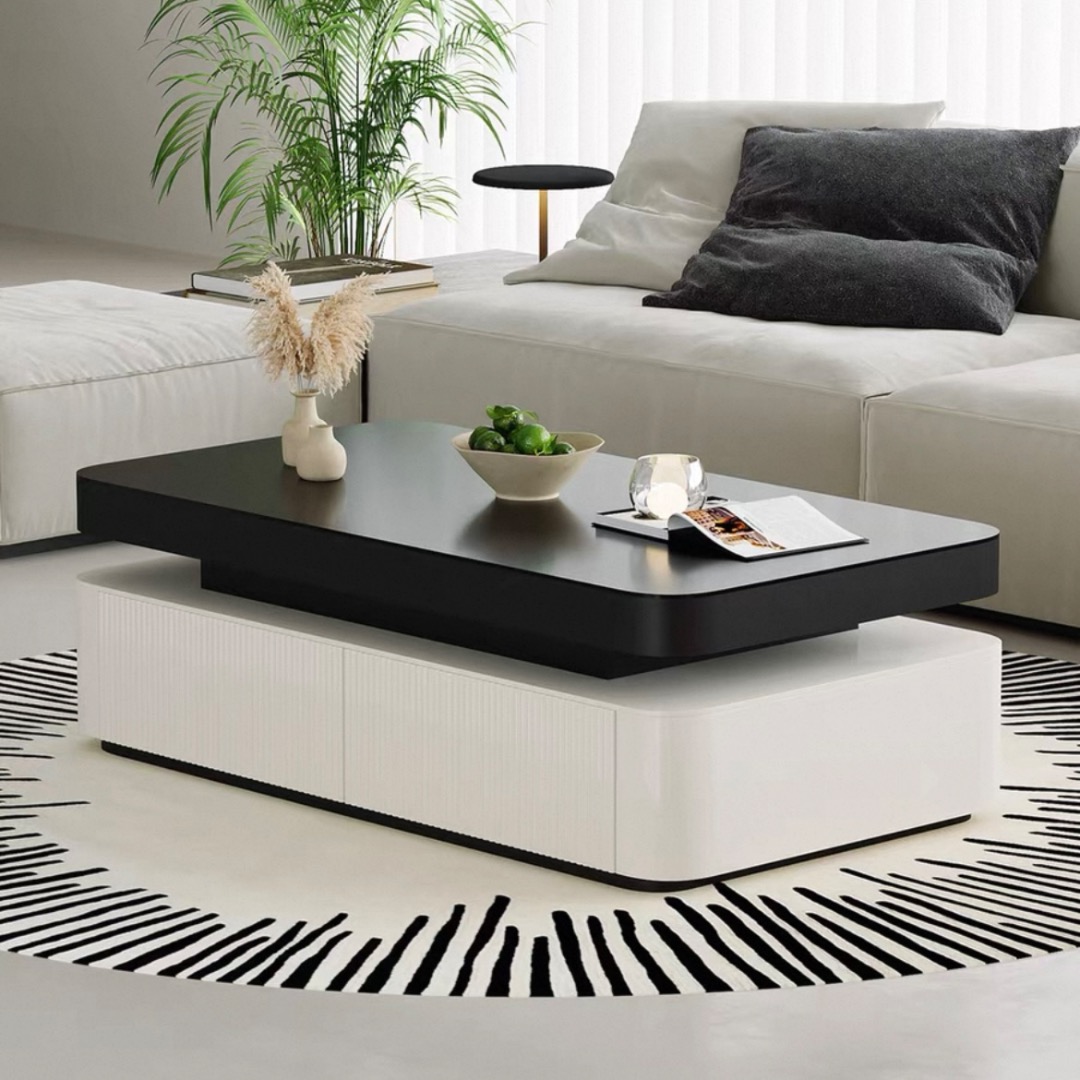 DEKRA Luxury Solid Wood Slate Stone Table, Furniture & Home Living ...