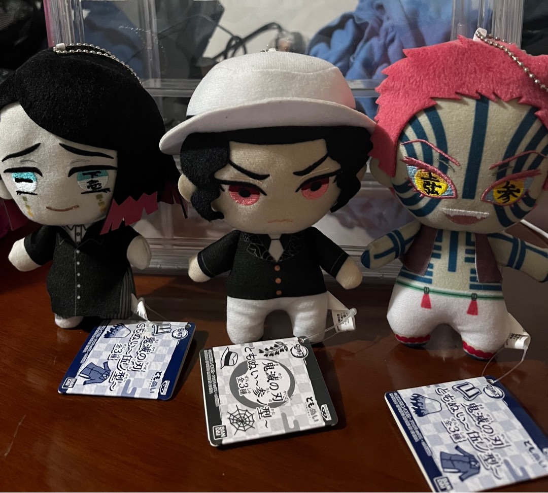 Demon Slayer Muzan Akaza Enmu Charm Plush Toy Set, Hobbies & Toys, Toys ...