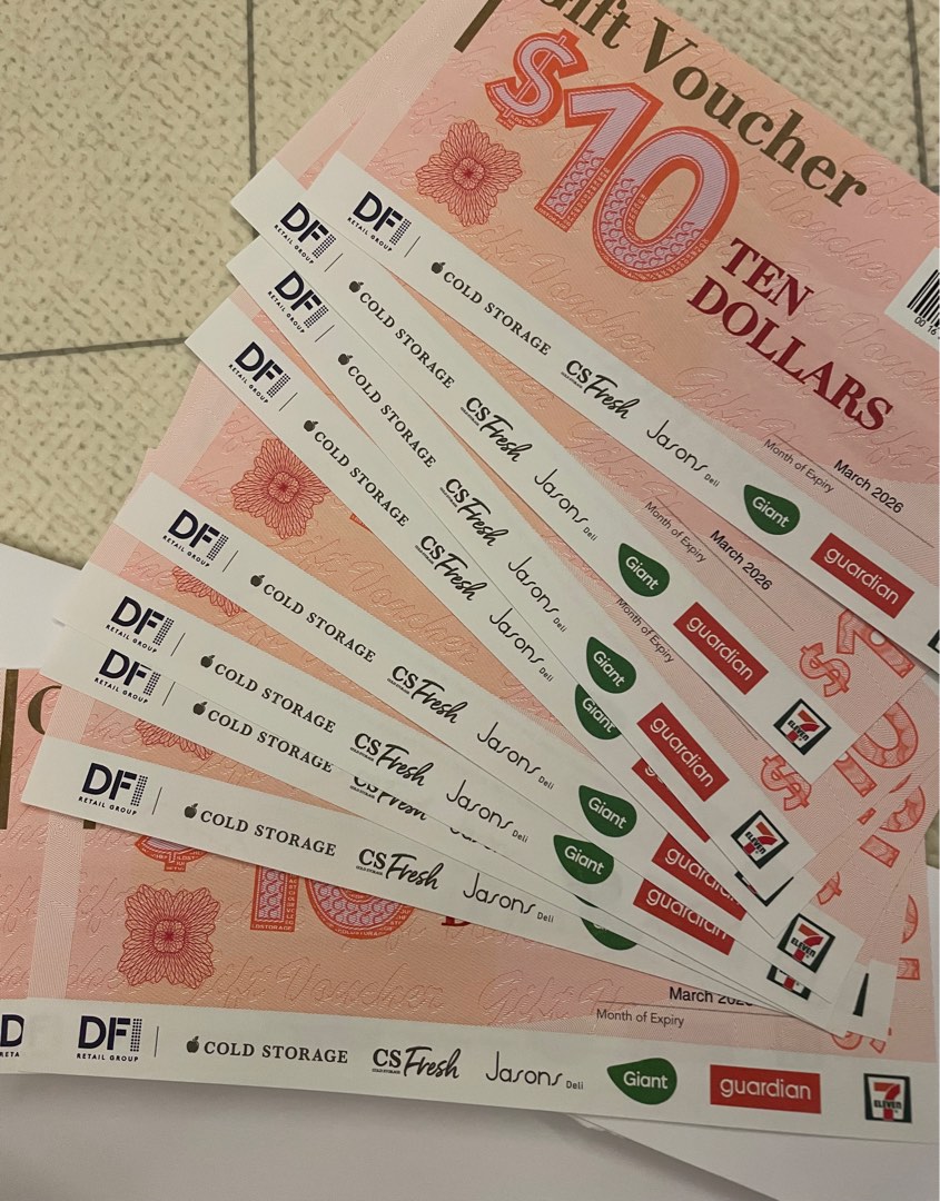 DFI Cold Storage Vouchers $300, Tickets & Vouchers, Vouchers on Carousell