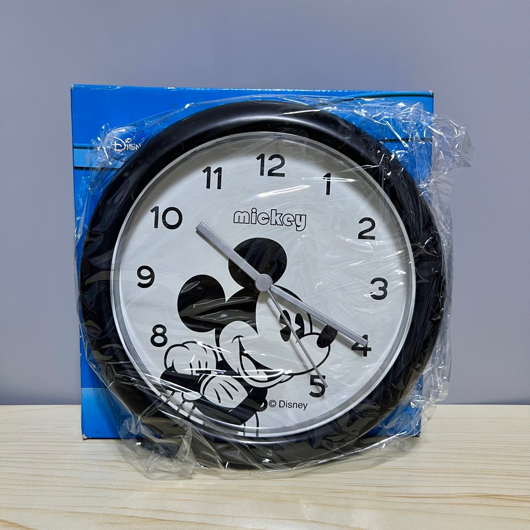 Disney Mickey Mouse Plastic Wall Clock 24cm - Php 380, Furniture & Home ...